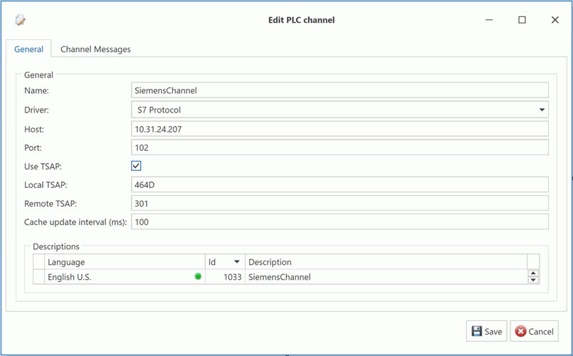 Manage PLC Channels