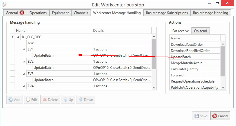 Channel Message Actions