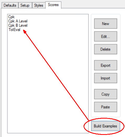 Build Example Scores and Styles