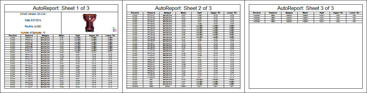 AutoReport Example: Multiple Sheets, Sheet One Different Layout with ...