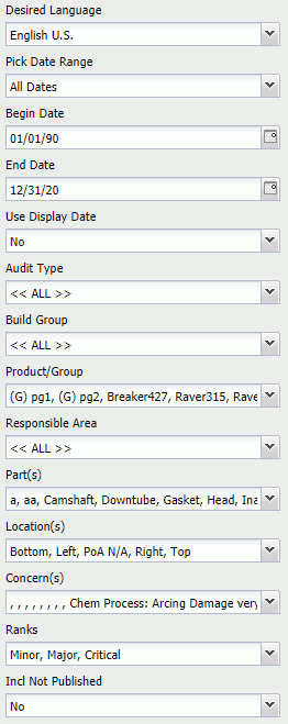 Audit Data Dump (118)